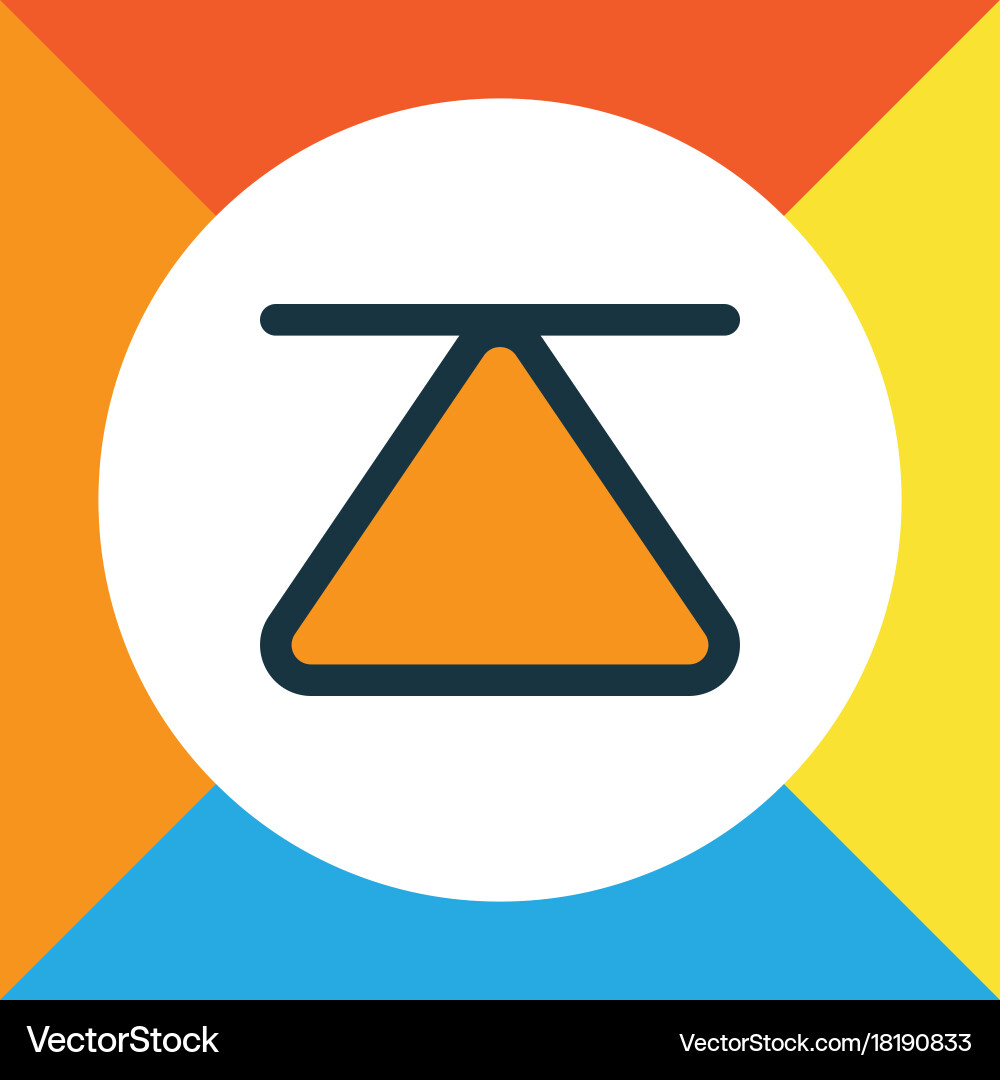 Top colorful outline symbol premium quality Vector Image