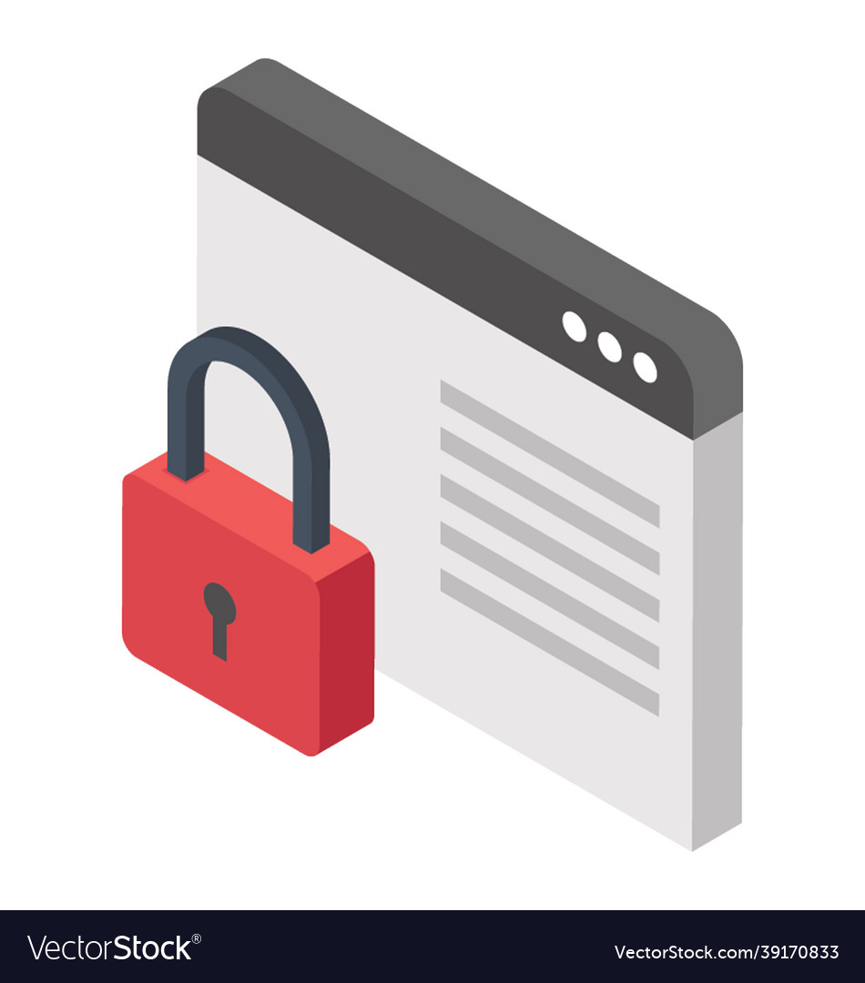 Web security Royalty Free Vector Image - VectorStock