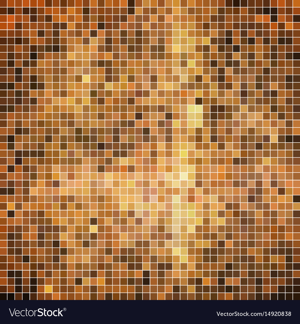 Abstract square pixel mosaic background Royalty Free Vector