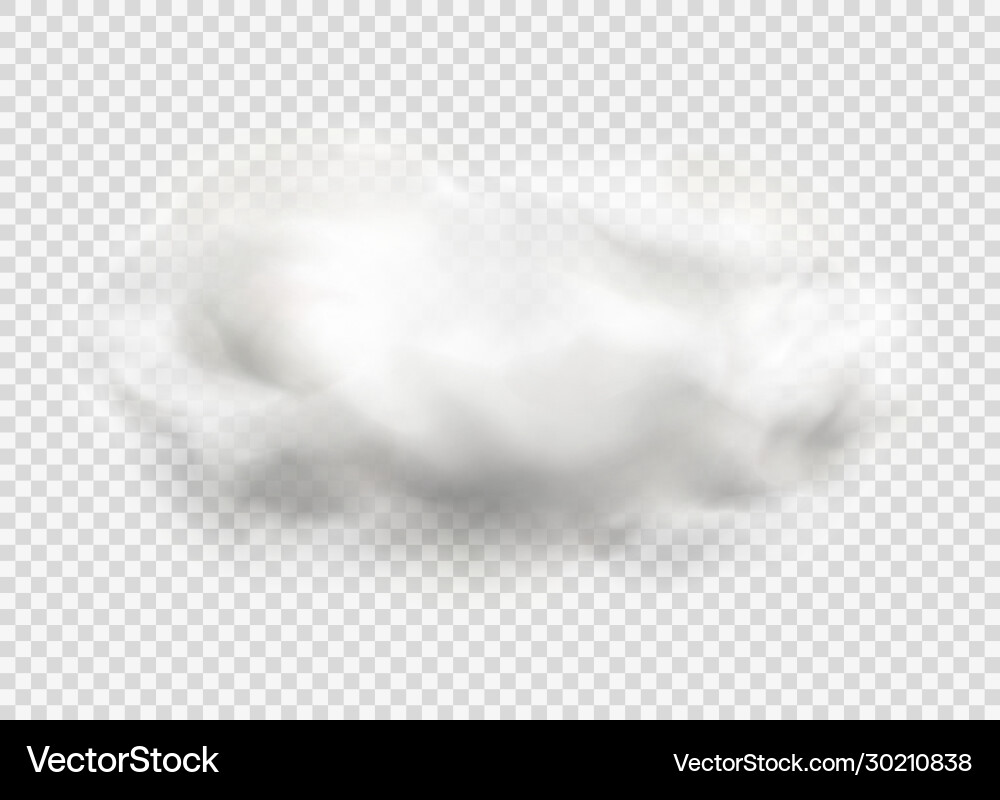 Cloud fog smoke urban smog Royalty Free Vector Image