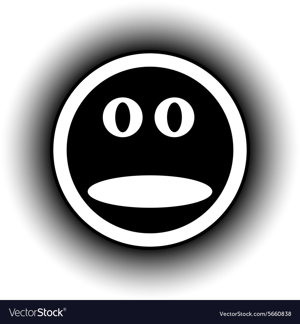 Face circle button Royalty Free Vector Image - VectorStock