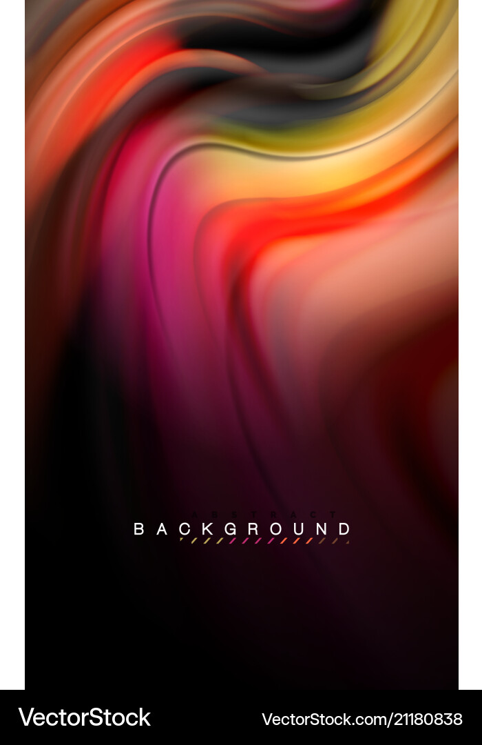 Fluid liquid colors design colorful marble Vector Image