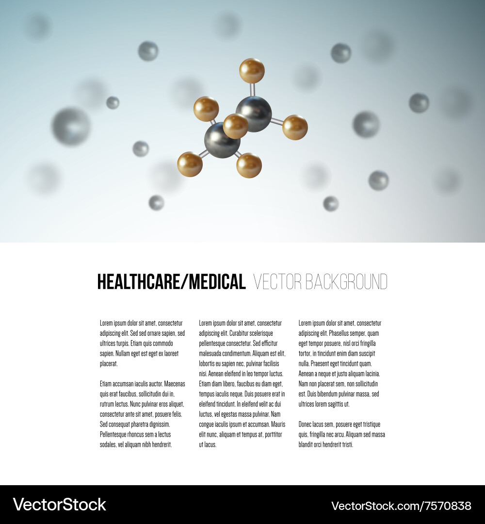 Medical scientific cell abstract graphic design Vector Image