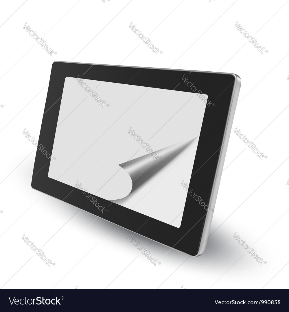 Tablet pc Royalty Free Vector Image - VectorStock
