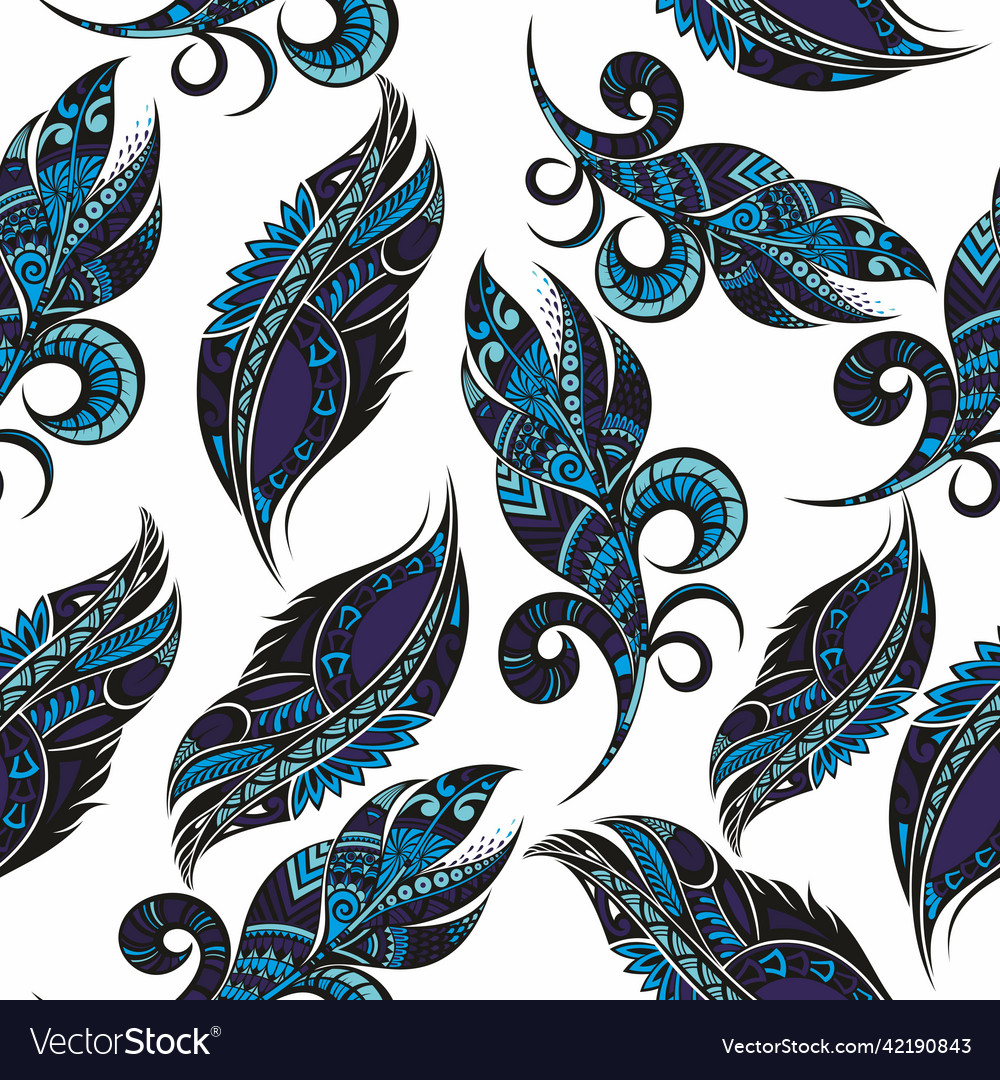 Feathers background Royalty Free Vector Image - VectorStock