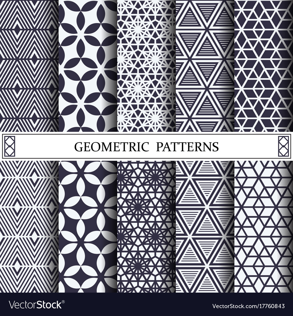 Triangle geometric patternpattern fills web Vector Image