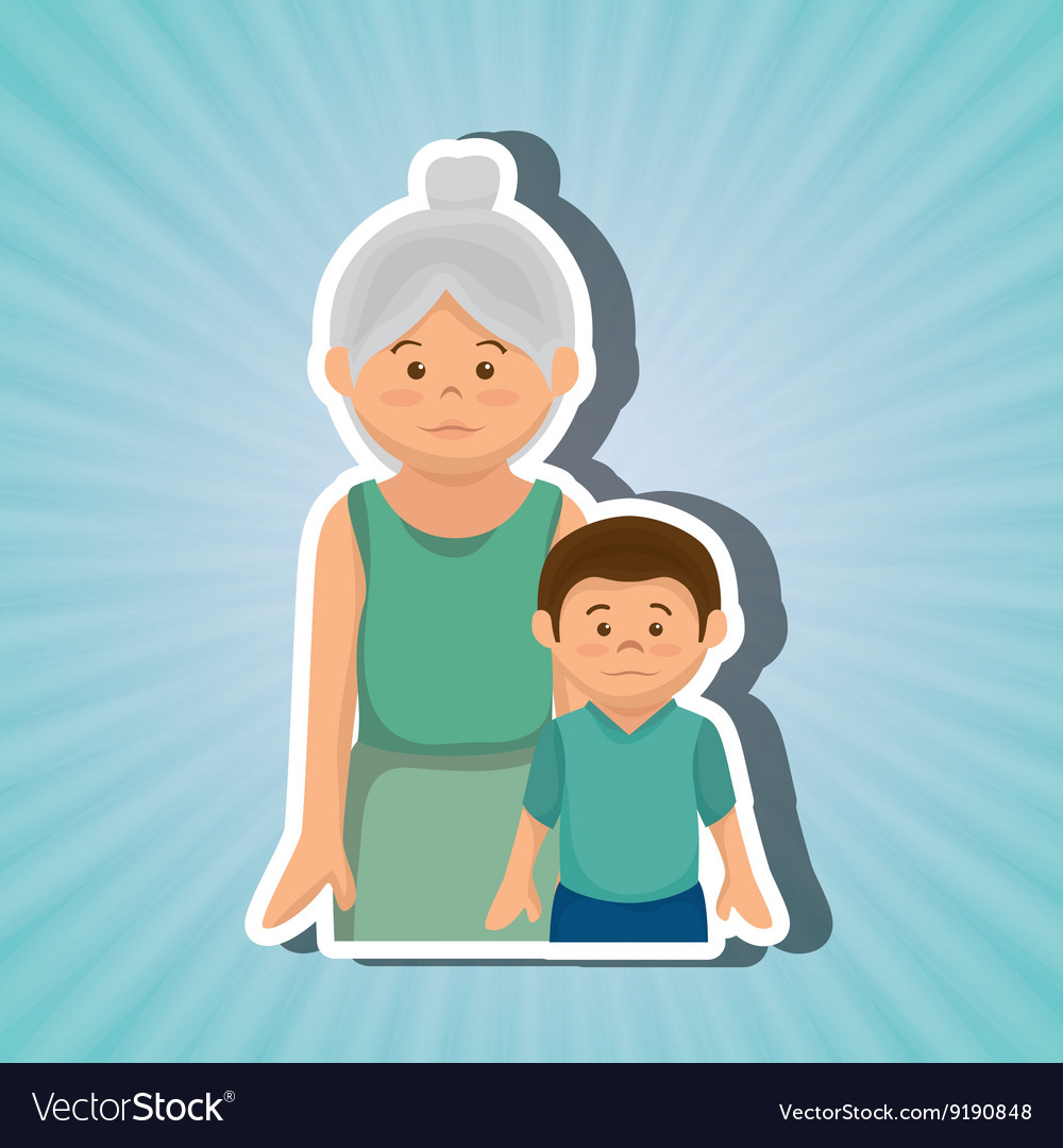 Parent avatar design Royalty Free Vector Image