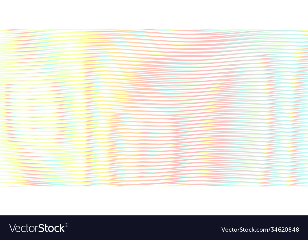 Pastel abstract background with wavy lines Vector Image