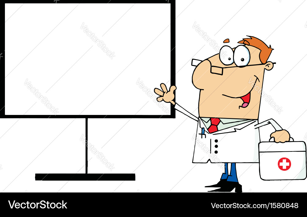 Presentation cartoon Royalty Free Vector Image
