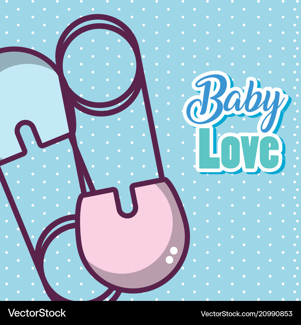 Baby love cartoons Royalty Free Vector Image - VectorStock