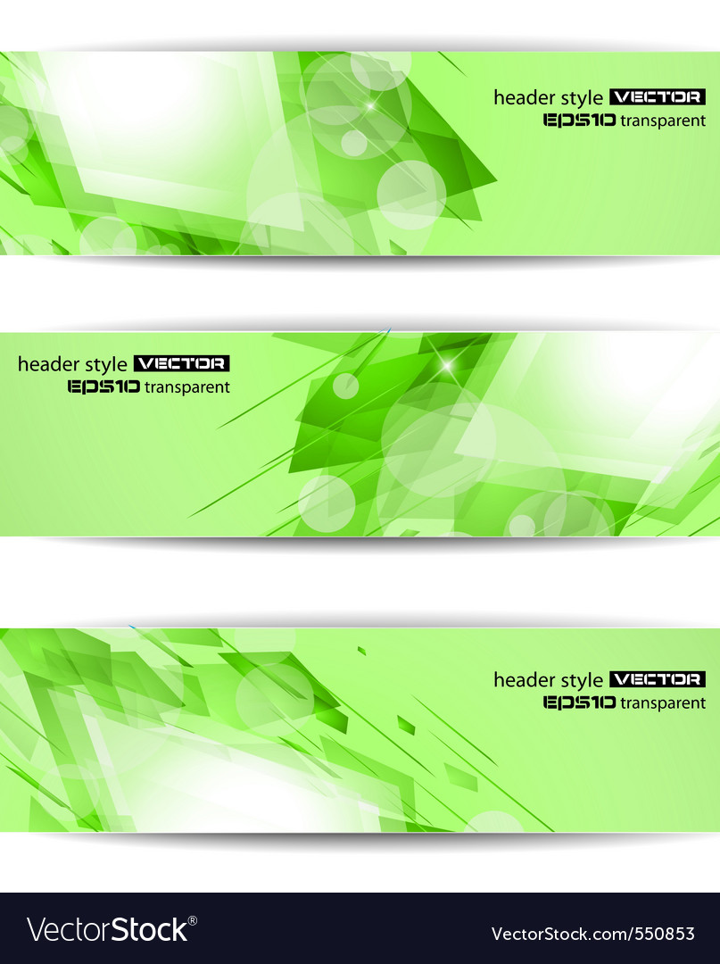 Header banner Royalty Free Vector Image - VectorStock