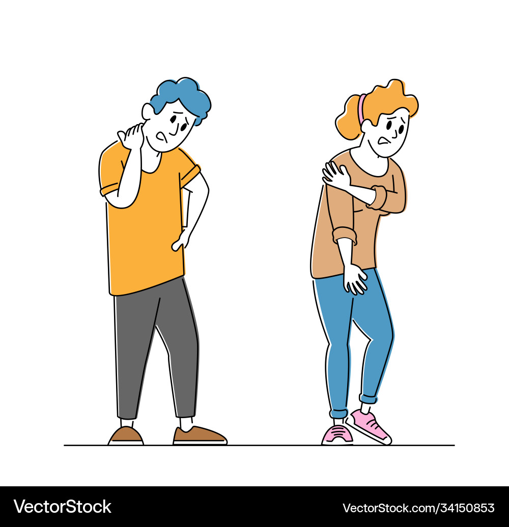 Health problem disease symptoms and unhealthy Vector Image
