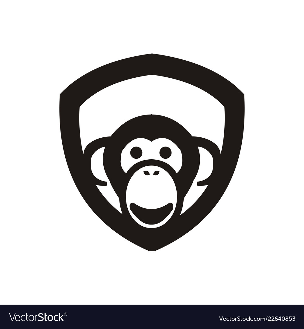 Monkey king logo Royalty Free Vector Image - VectorStock
