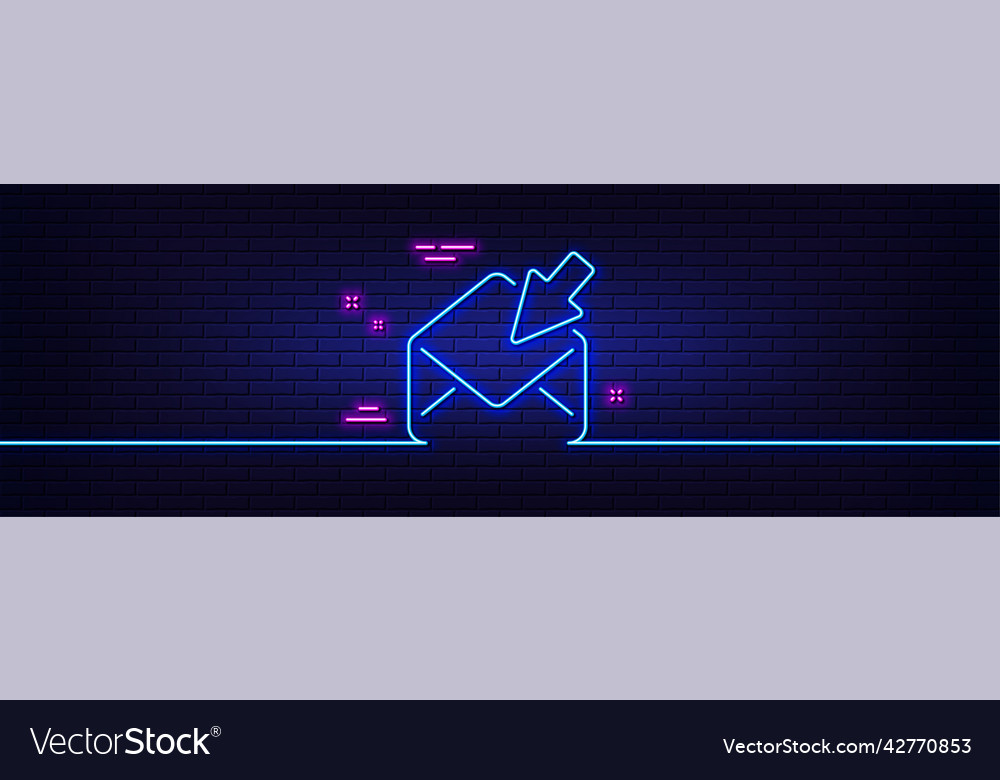 Open mail line icon view message correspondence Vector Image Open mail line icon view message correspondence Vector Image
