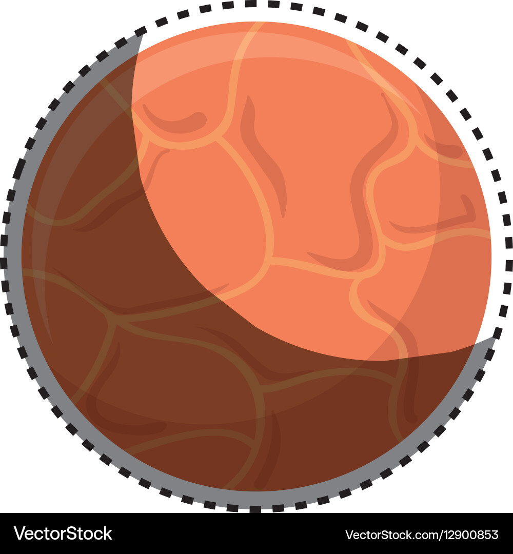 Planet of the solar system Royalty Free Vector Image