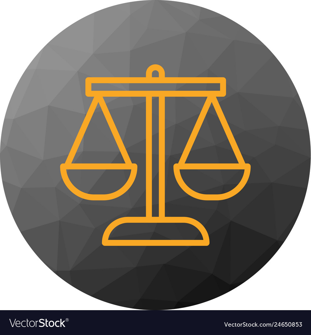 Scale icon Royalty Free Vector Image - VectorStock