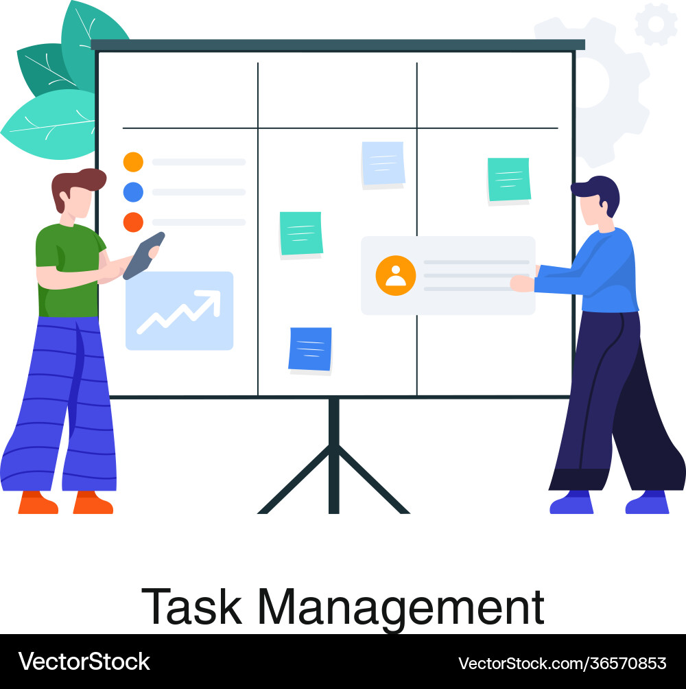 Task management Royalty Free Vector Image - VectorStock