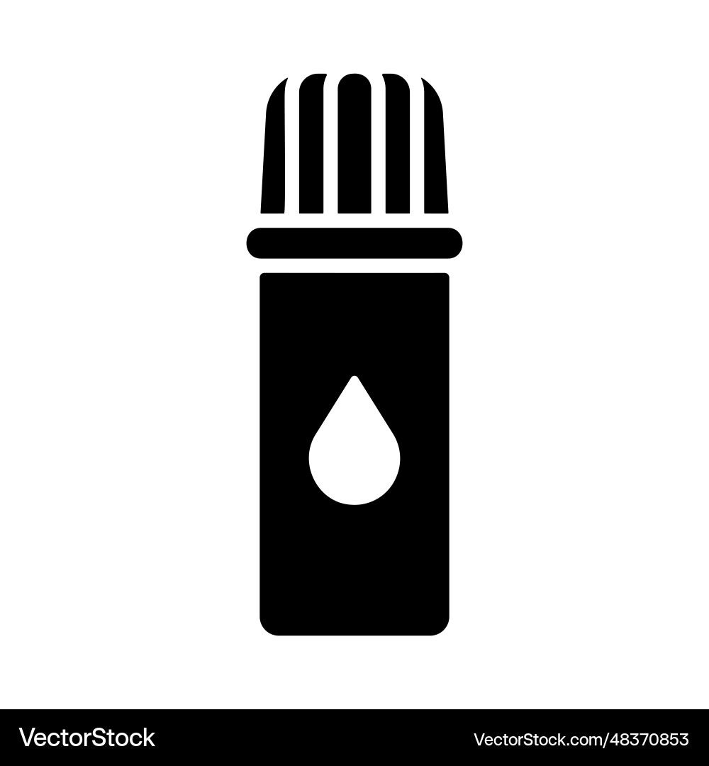 Whipped cream aerosol can icon Royalty Free Vector Image
