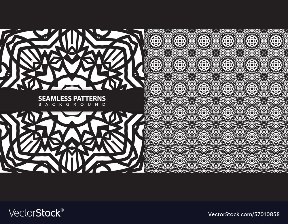 Classic batik seamless pattern background Vector Image