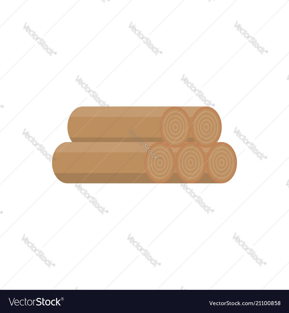 Logs of trees icon Royalty Free Vector Image - VectorStock