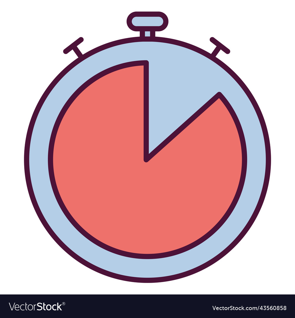Red Chronometer Design Royalty Free Vector Image