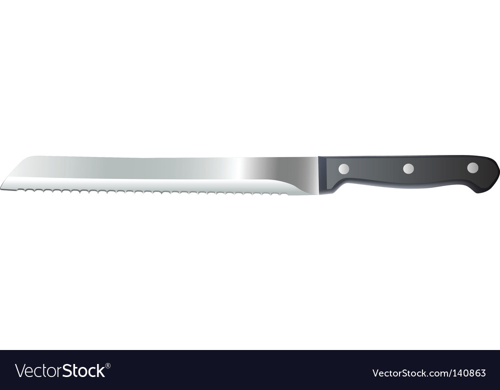 Kitchen knife Royalty Free Vector Image - VectorStock