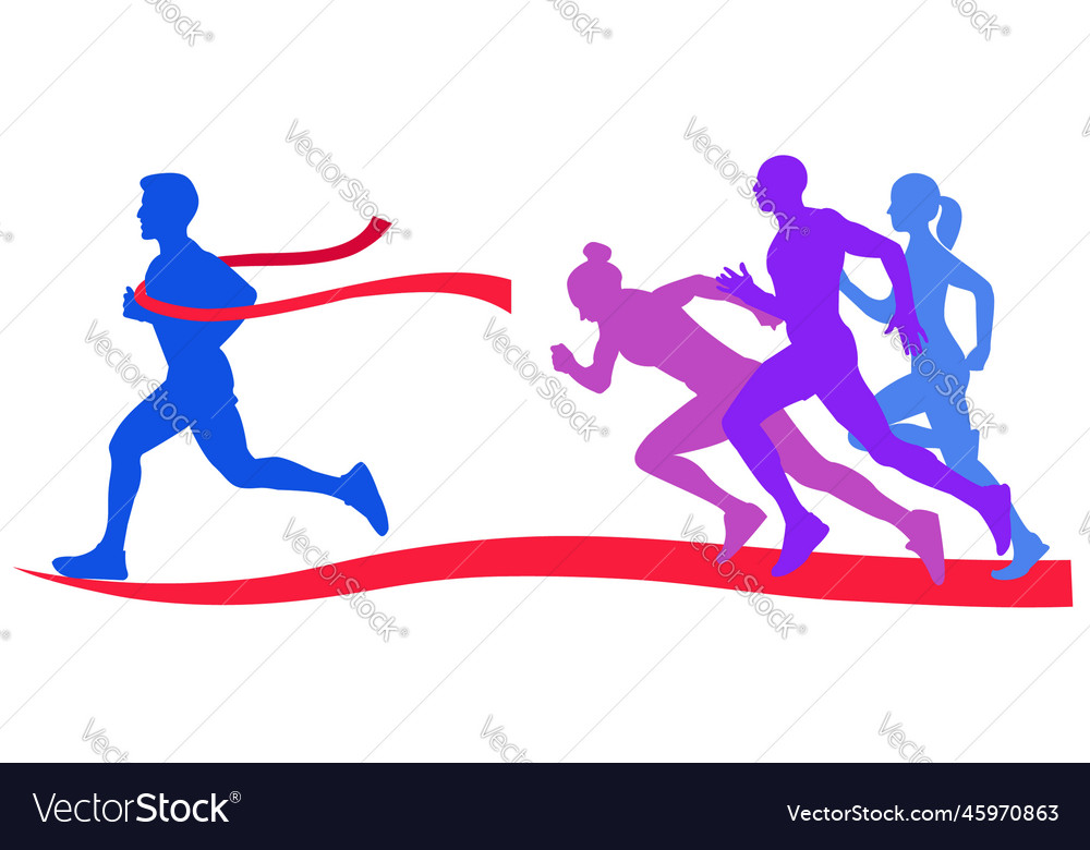 Marathon Royalty Free Vector Image - VectorStock