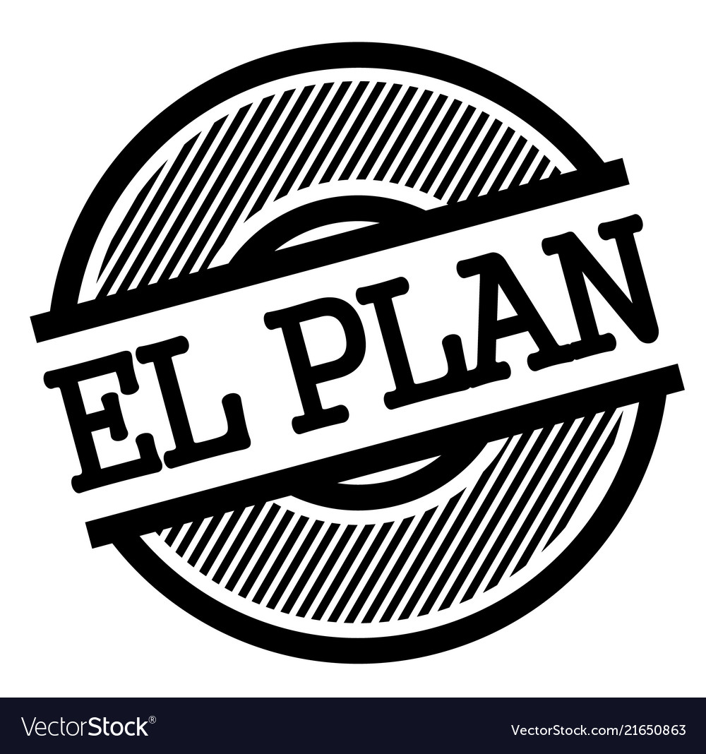 Plan black stamp Royalty Free Vector Image - VectorStock