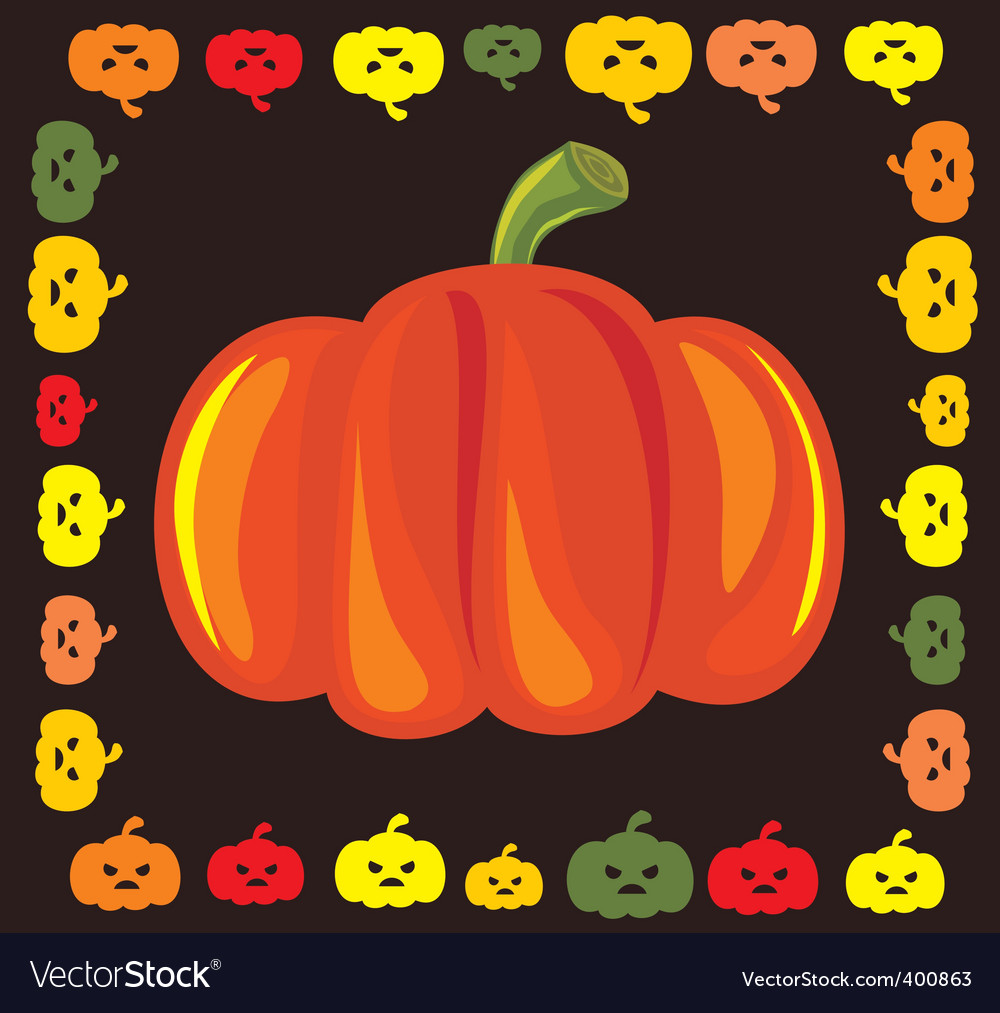 Pumpkin Royalty Free Vector Image - VectorStock