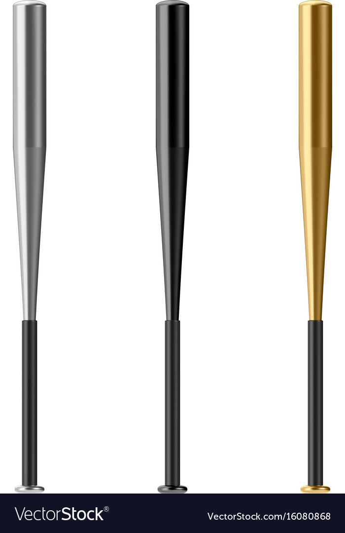 Baseball bat Royalty Free Vector Image - VectorStock