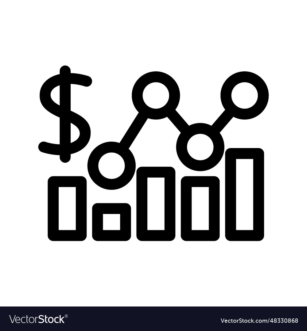 Financial icon Royalty Free Vector Image - VectorStock