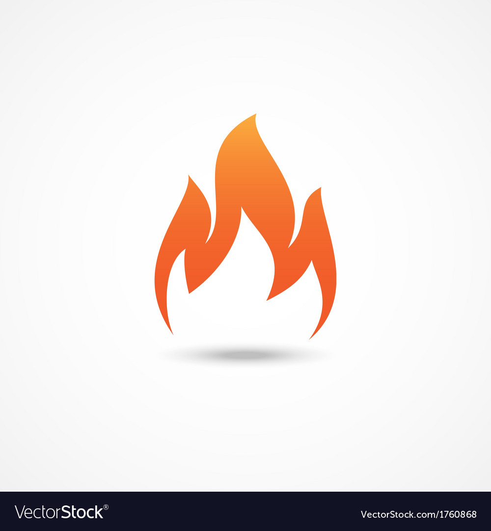 Fire icon Royalty Free Vector Image - VectorStock