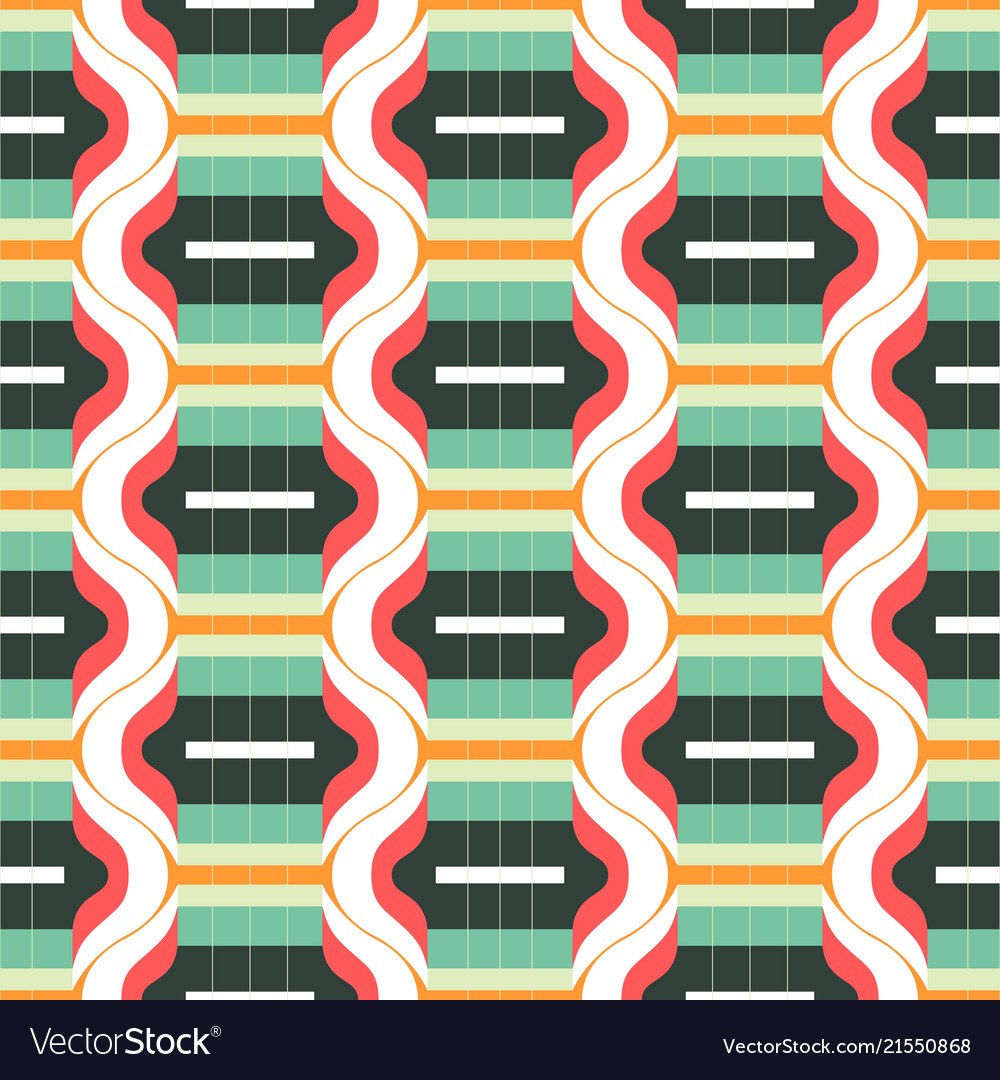 Geometric abstract seamless pattern background Vector Image