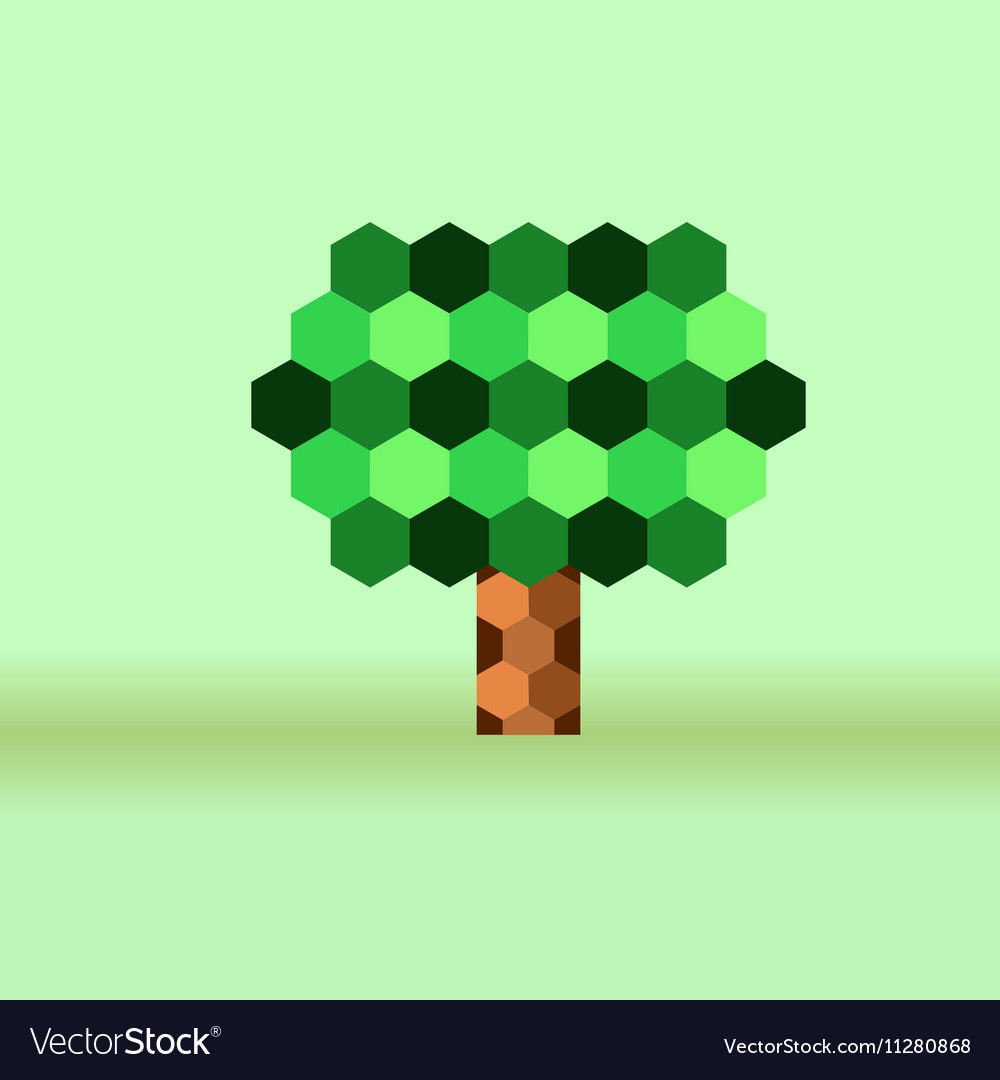 Isolated abstract tree Royalty Free Vector Image