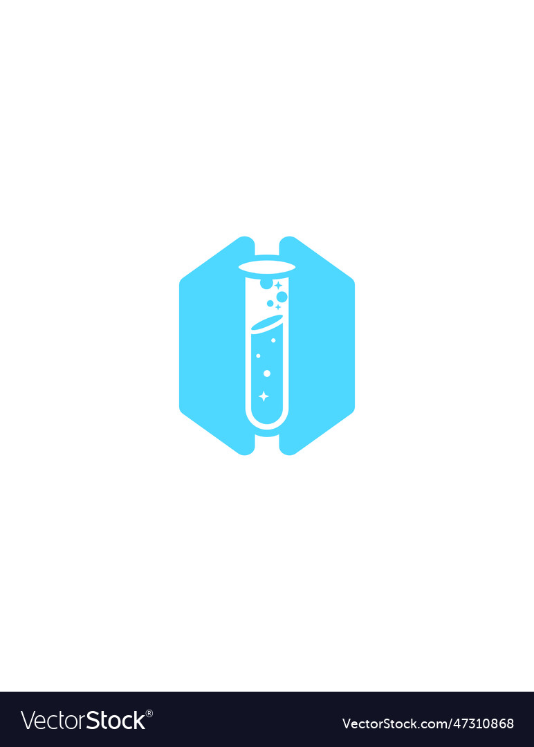 Lab logo design template scienc Royalty Free Vector Image