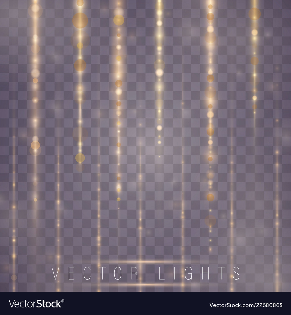 Magic light effect Royalty Free Vector Image - VectorStock