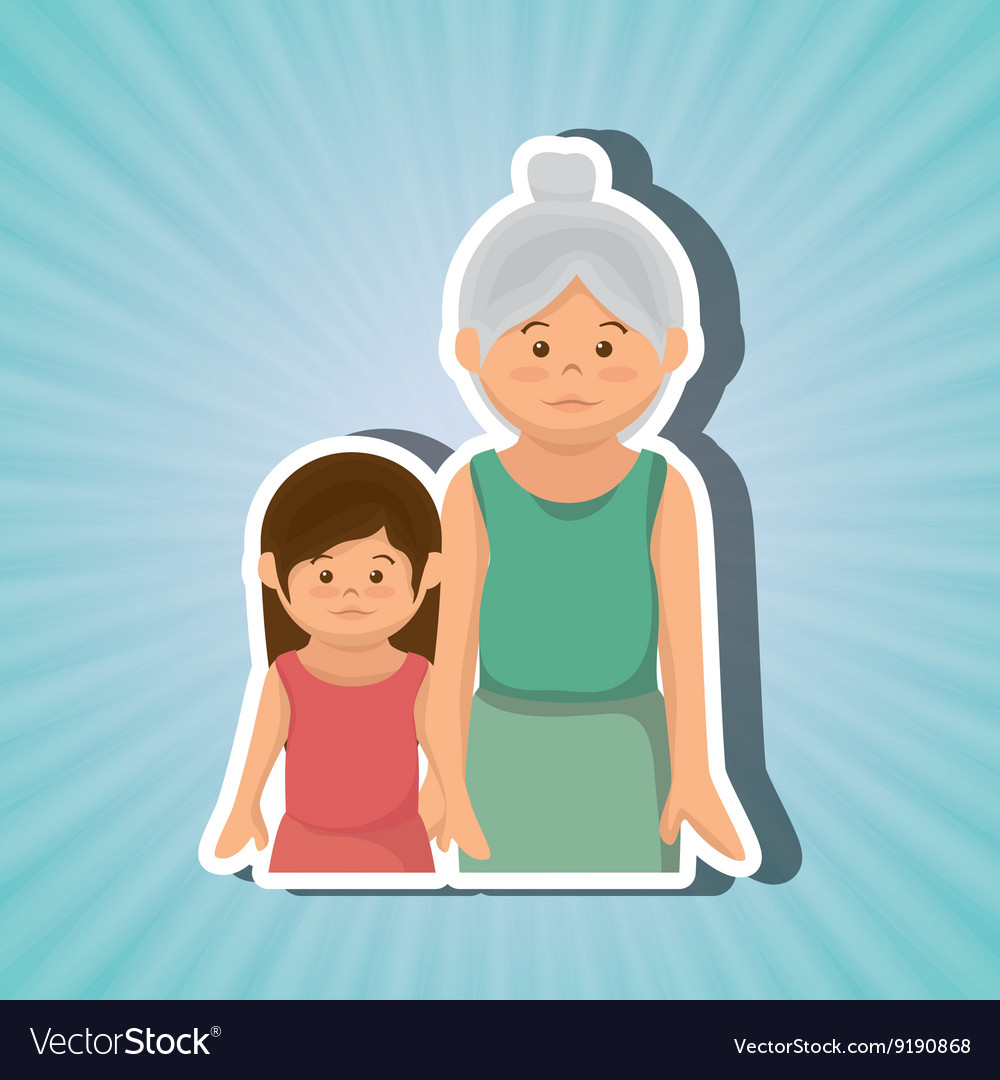 Parent avatar design Royalty Free Vector Image