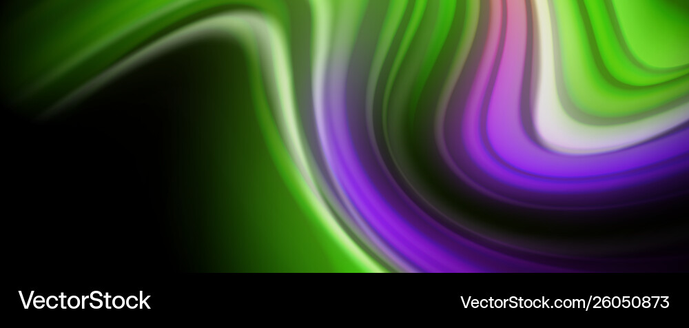 Modern rainbow liquid color flow colorful poster Vector Image