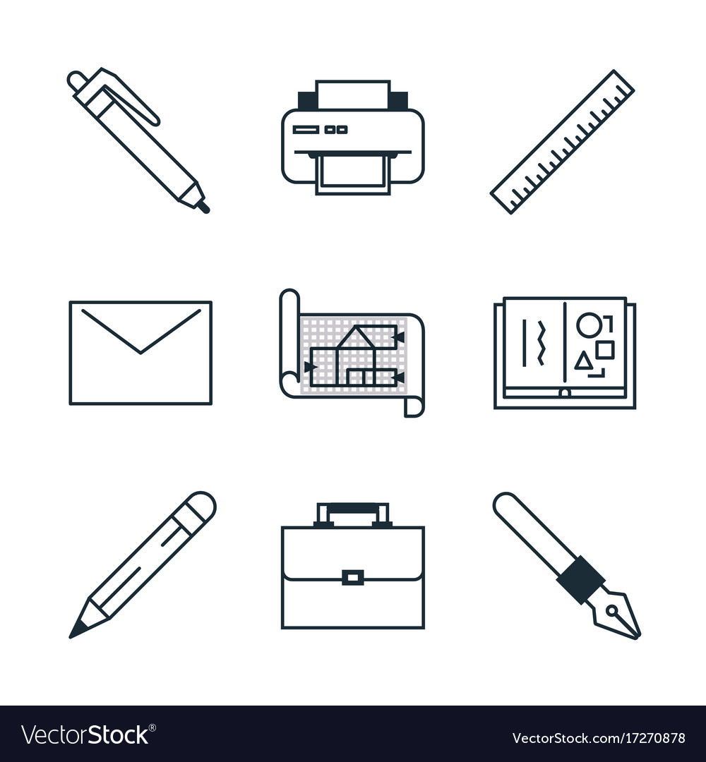 Creative process icons set Royalty Free Vector Image