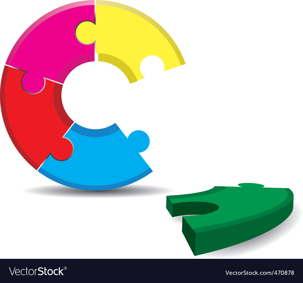 Jigsaw Royalty Free Vector Image - VectorStock
