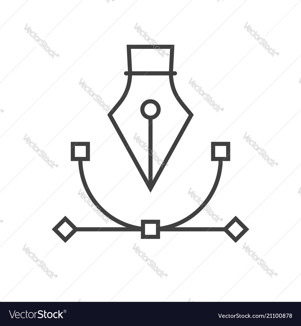 Pen tool icon Royalty Free Vector Image - VectorStock