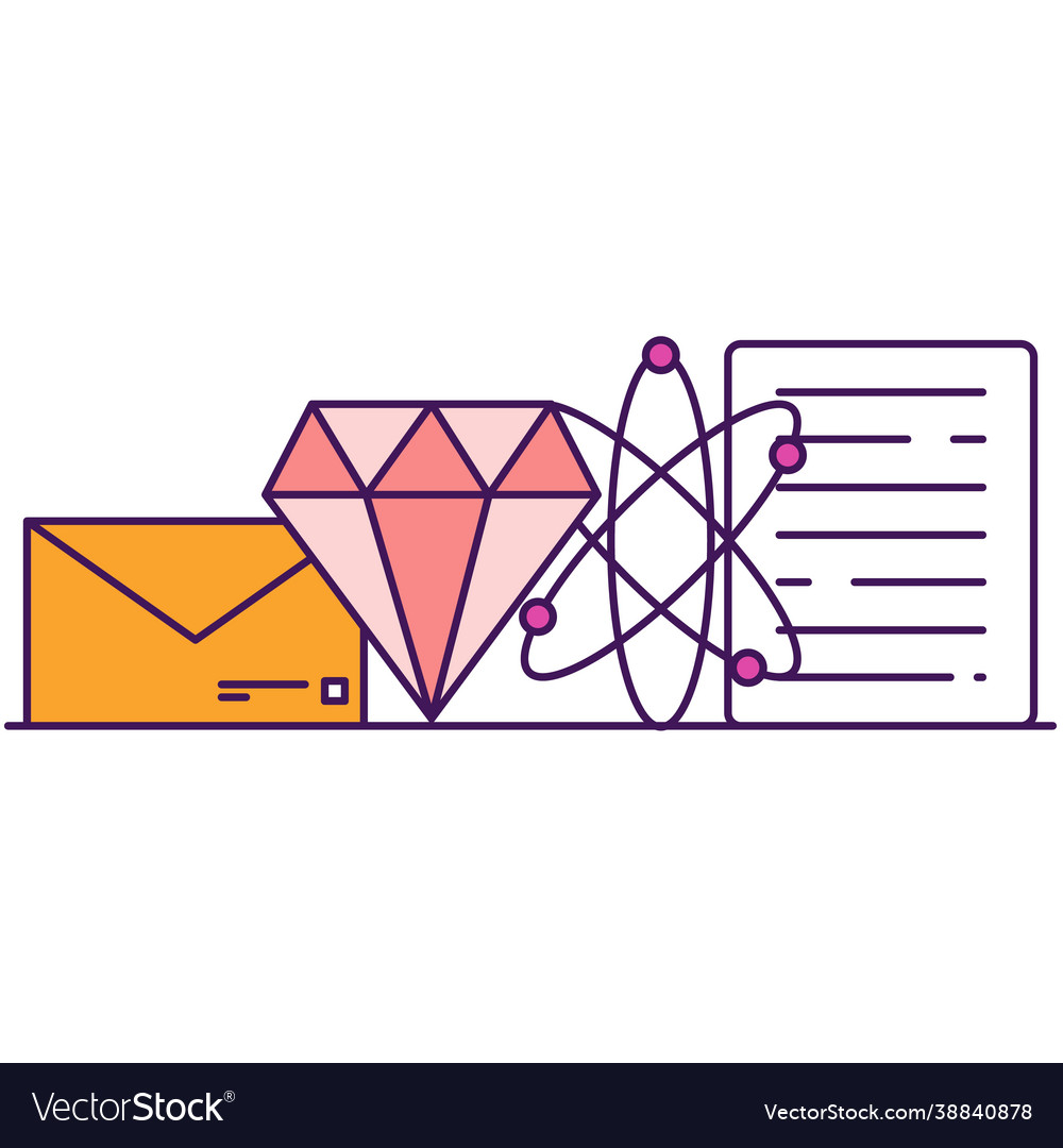 Personal learning skill develop flat icon Vector Image