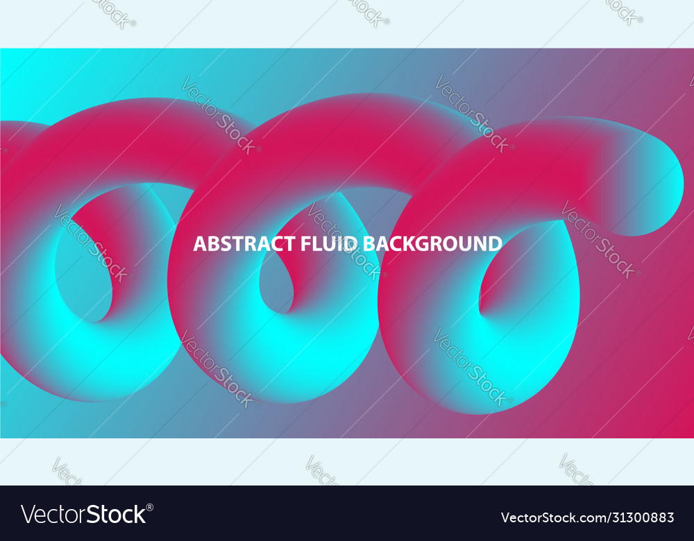 Abstract fluid gradient background Royalty Free Vector Image