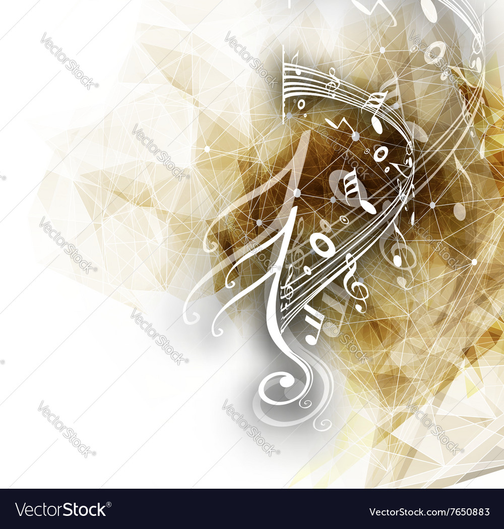 Abstract musical notes background Royalty Free Vector Image