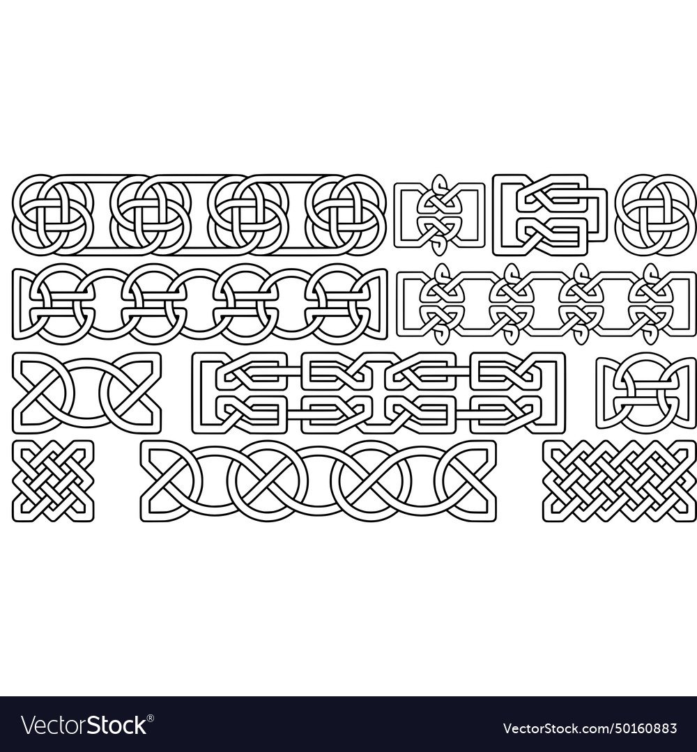 Endless knots Royalty Free Vector Image - VectorStock