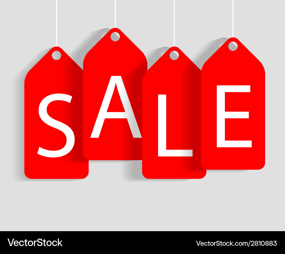 Sale banner with place for your text Royalty Free Vector