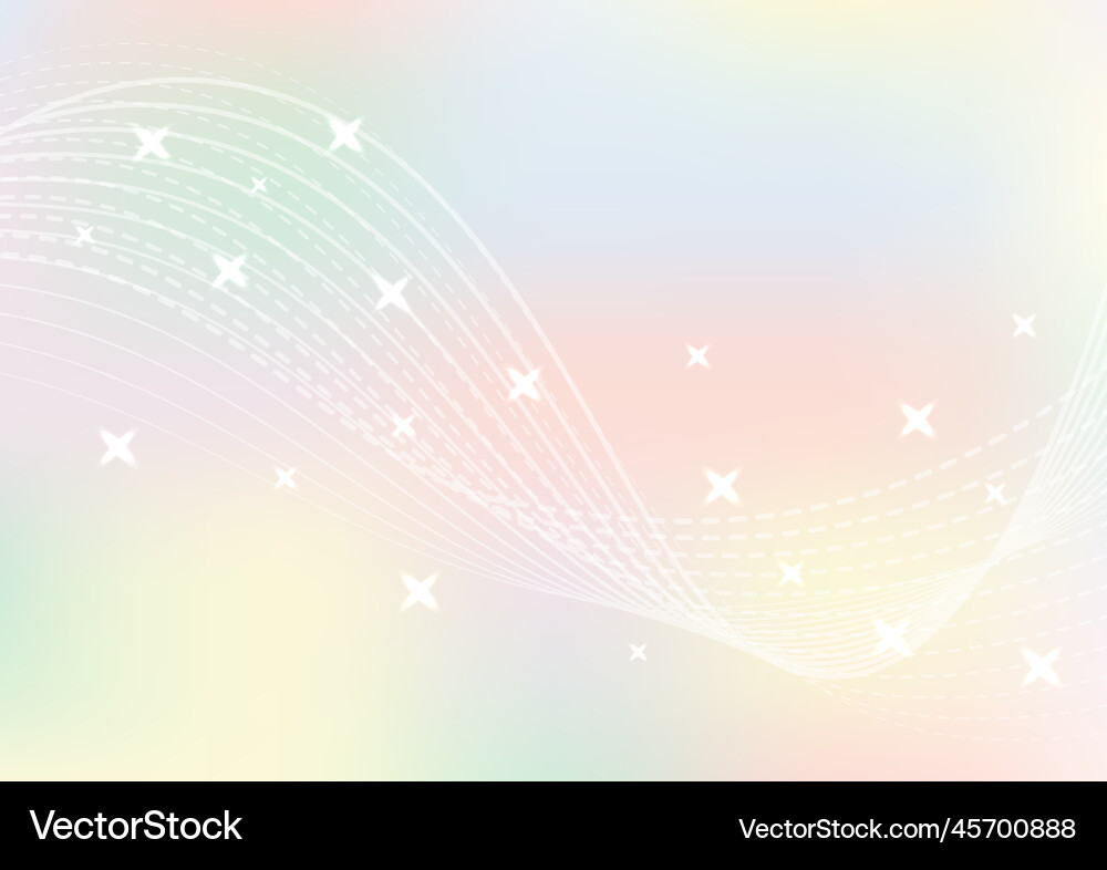 Abstract soft sky pastel vivid shiny wind line Vector Image