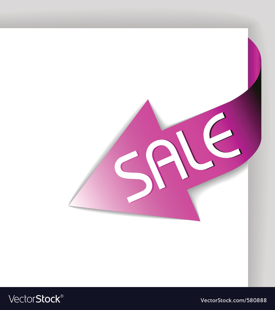 Corner arrow Royalty Free Vector Image - VectorStock