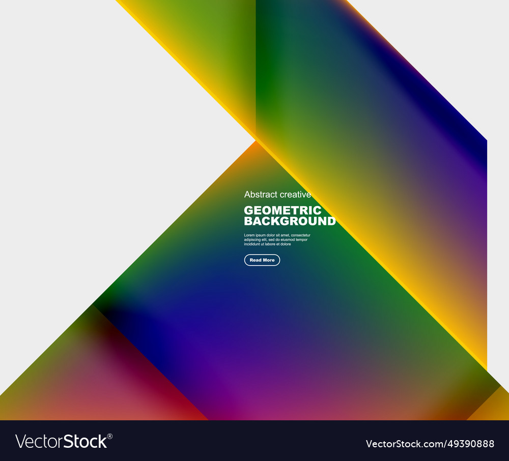 Gradient triangles abstract background Royalty Free Vector