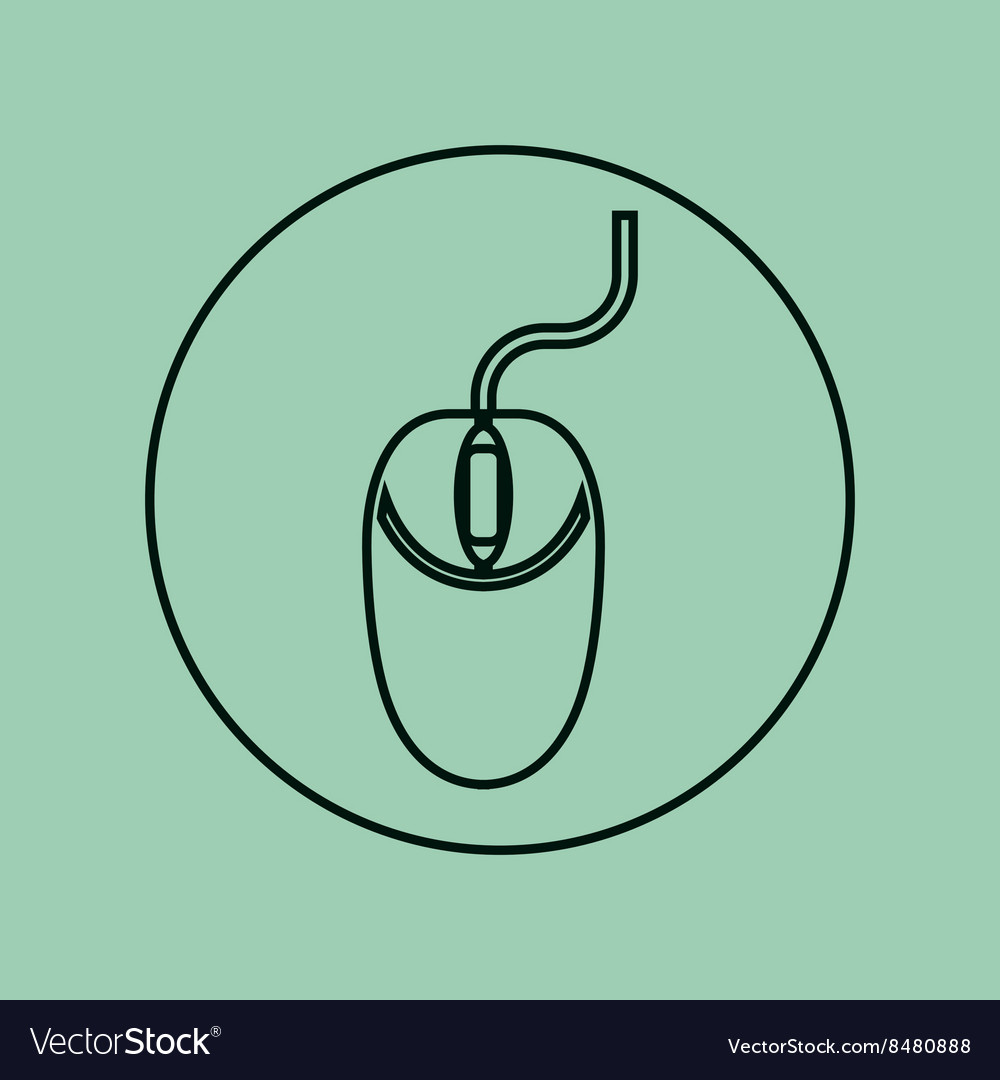 Mouse icon design Royalty Free Vector Image - VectorStock